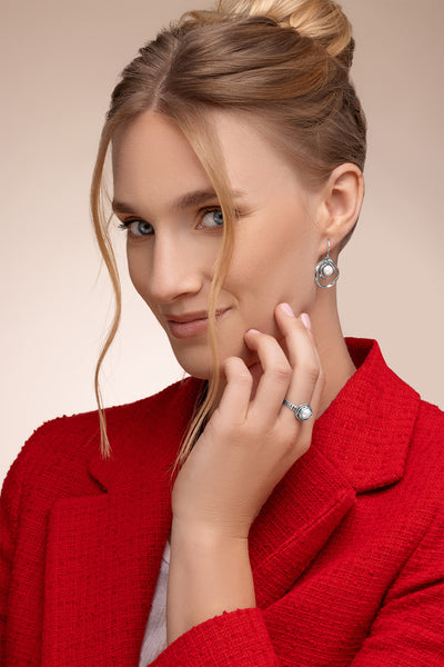 Statement Sterling Silver CZ Wrap Ring – Jean Rachel Jewelry