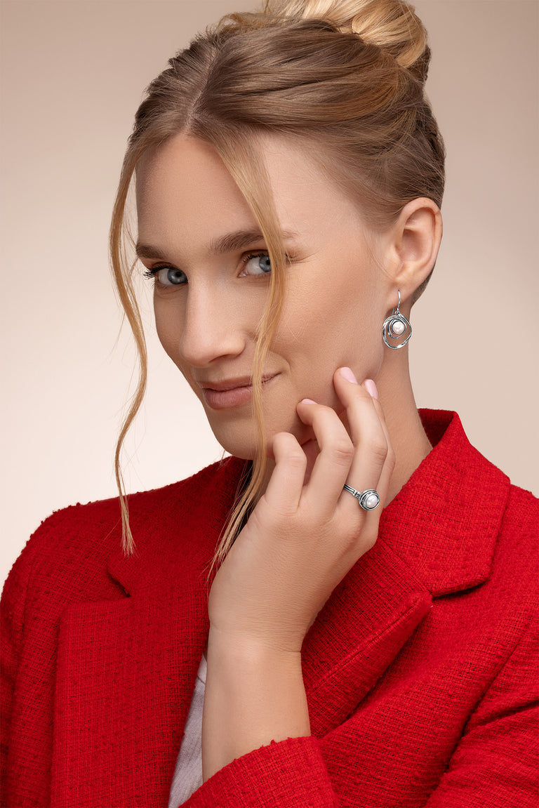 Statement Sterling Silver CZ Wrap Ring – Jean Rachel Jewelry