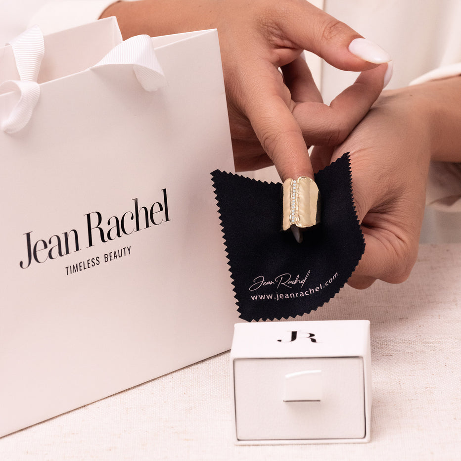 14K Gold Leaf Ring – Jean Rachel Jewelry